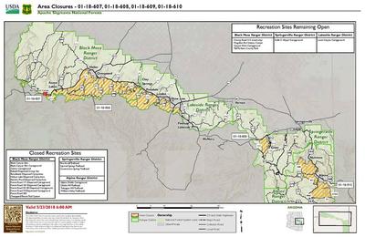 Apache-Sitgreaves National Forests close 4 Areas | KNAU Arizona Public ...