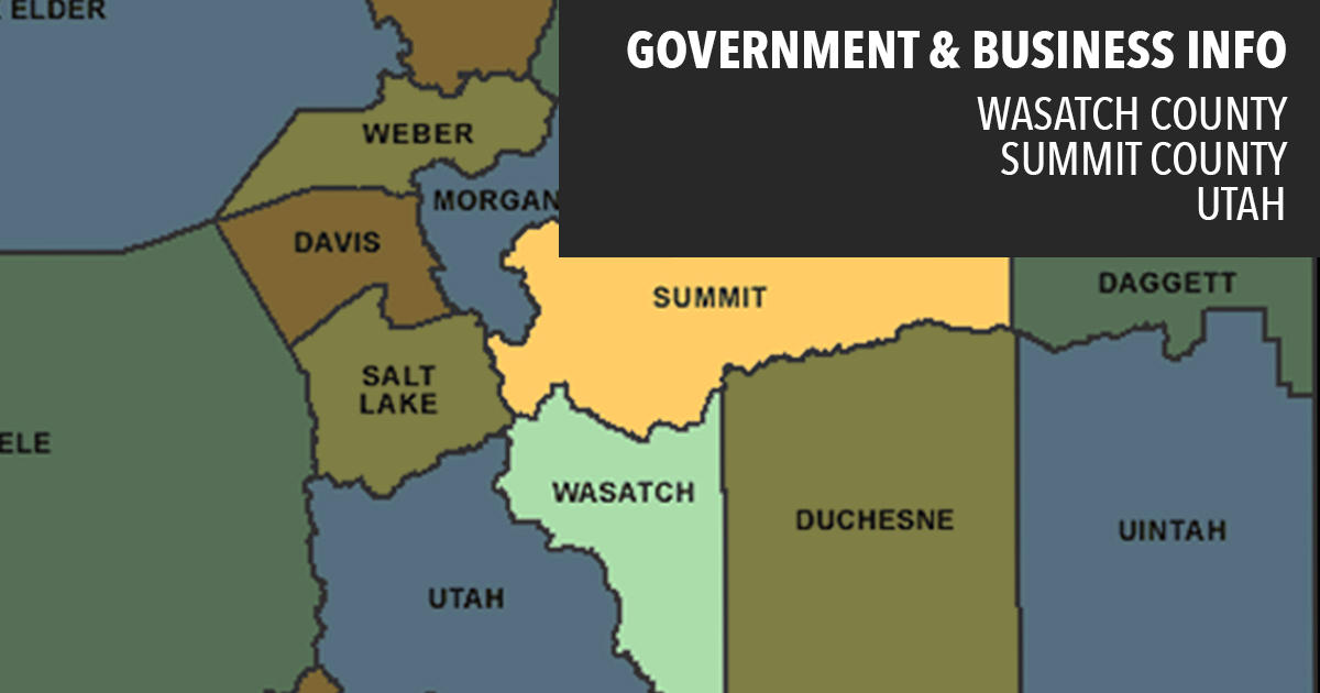 Government Offices and Business Updates – Summit County, Utah & Wasatch ...