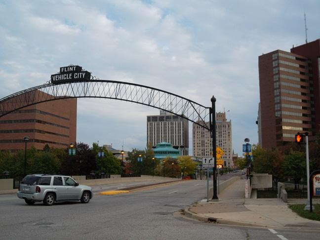 Downtown Flint Michigan
