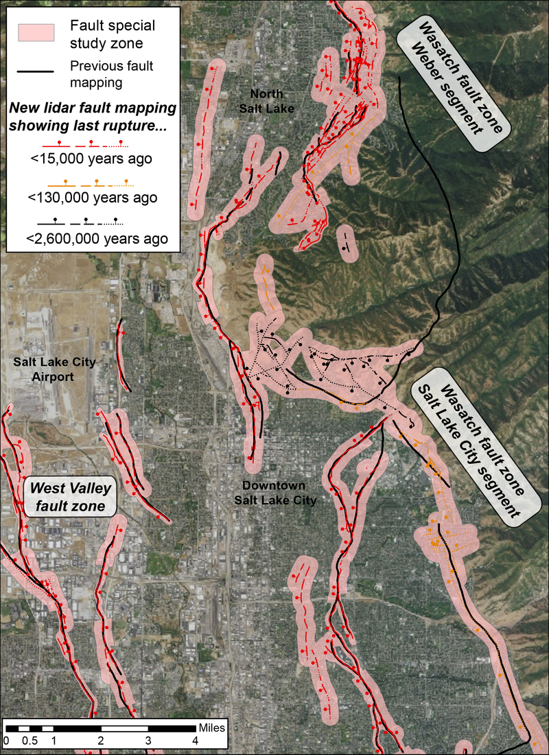 New Mapping Of The Wasatch Fault Published Online | UPR Utah Public Radio