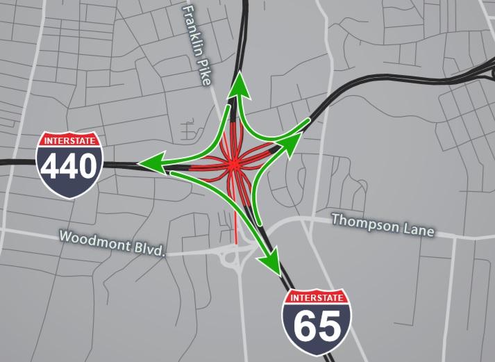Map Of Il Road Closures Highway
