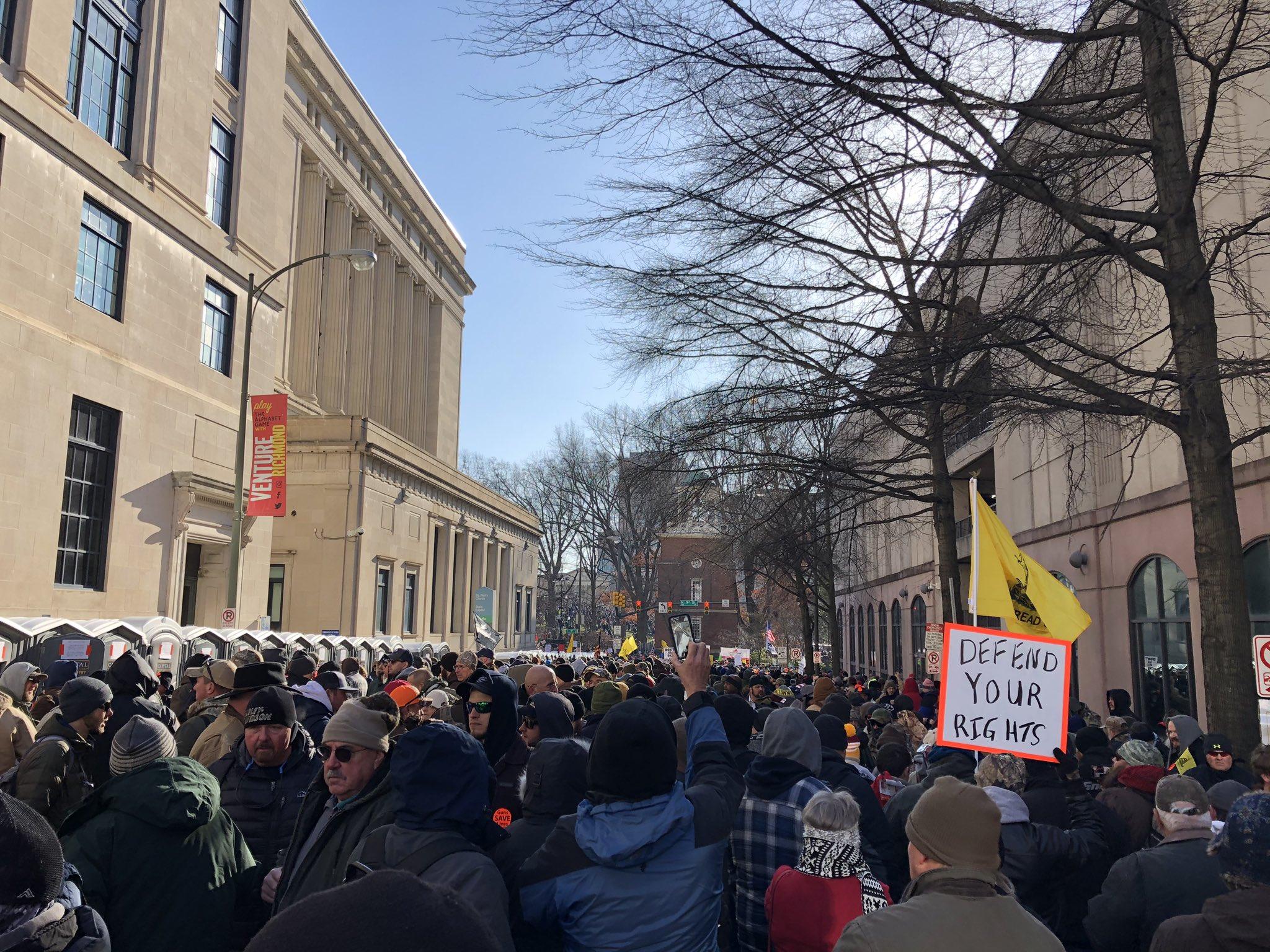 Were Here To Represent The 2nd Amendment Gun Rally In Richmond Ends