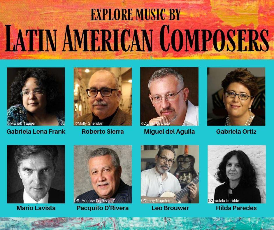 Latin American Composers living in the U.S., ¡Fiesta! for September ...